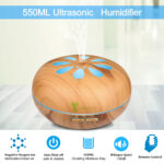 Diffuserlove 550ML Essential Oil Diffuser Humidifiers Wood Grain – Diffuserlove