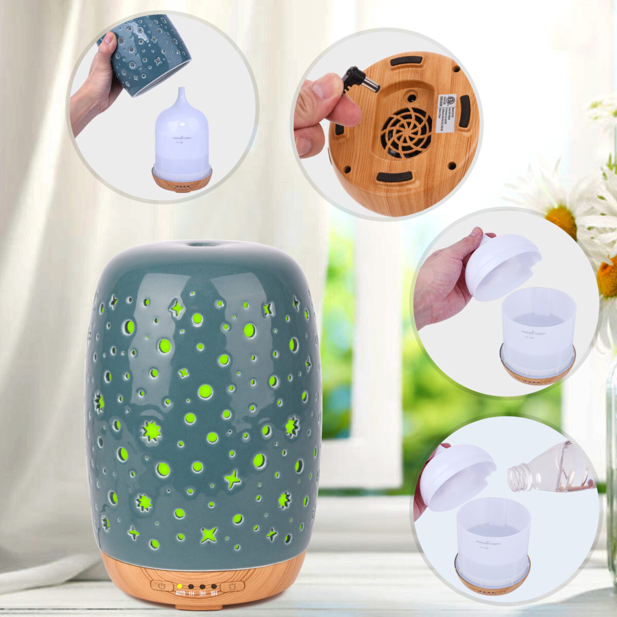 Diffuserlove Ceramic 250ML Aromatherapy Essential Oil Diffuser – Diffuserlove